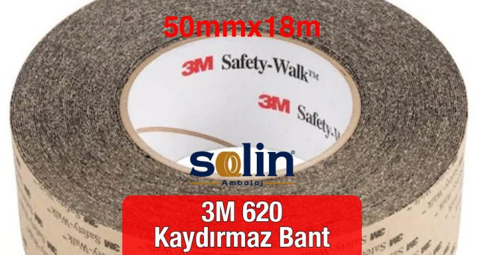 3M 620 Kaydırmaz Bant 50mmx18m Safety Walk - Solin Ambalaj